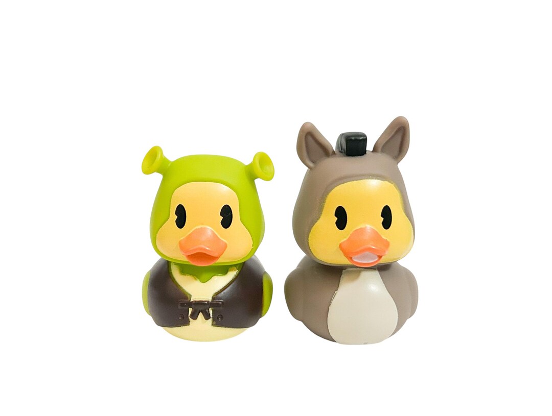 Character Yellow Green Brown Gray Donkey Ogre Rubber Duck Ducks ...