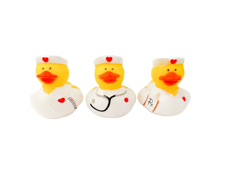 Nurse Medical Doctor Pharmacist Surgeon Themed Yellow Rubber Duck Ducks ...
