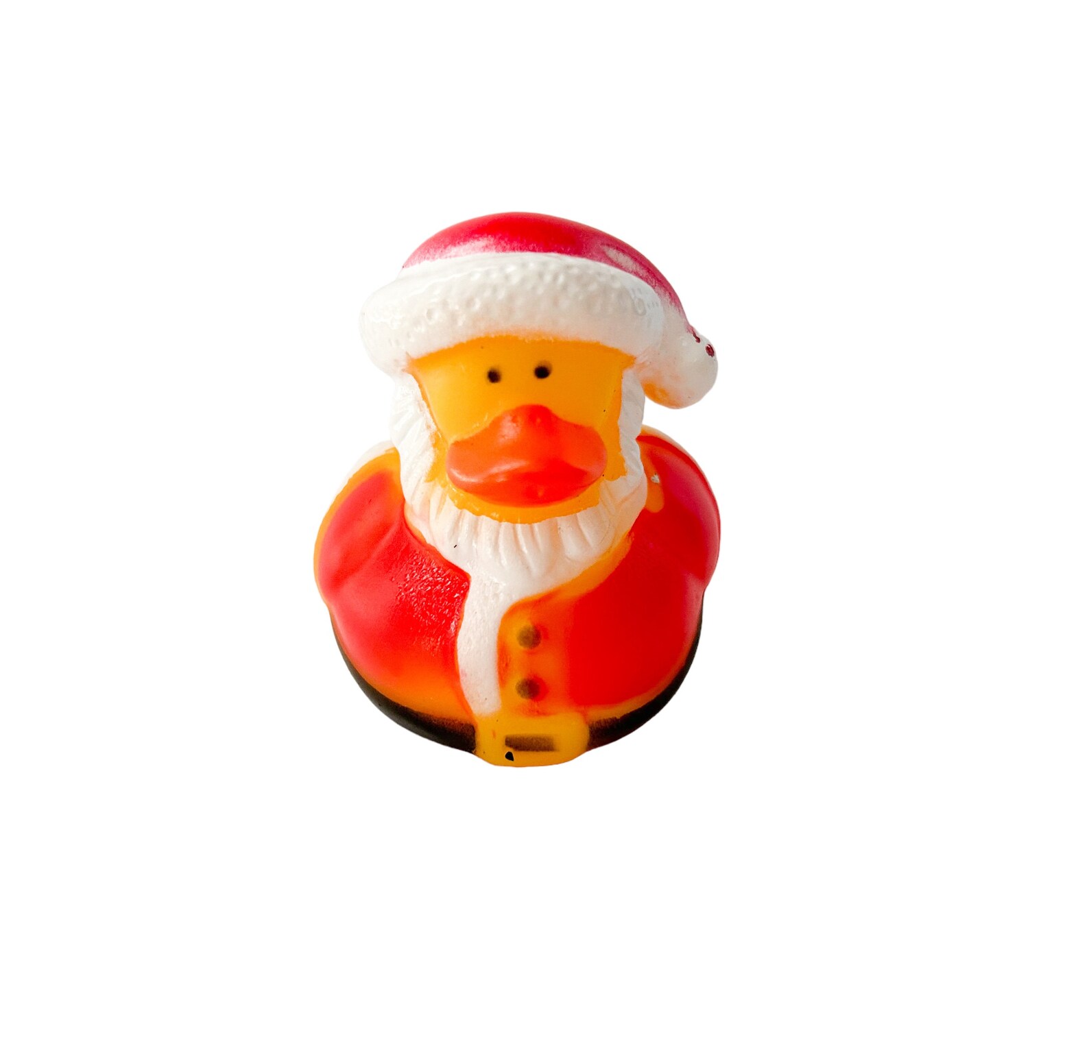 Christmas Winter Holiday Themed Yellow Rubber Duck Ducks - Santa Claus ...
