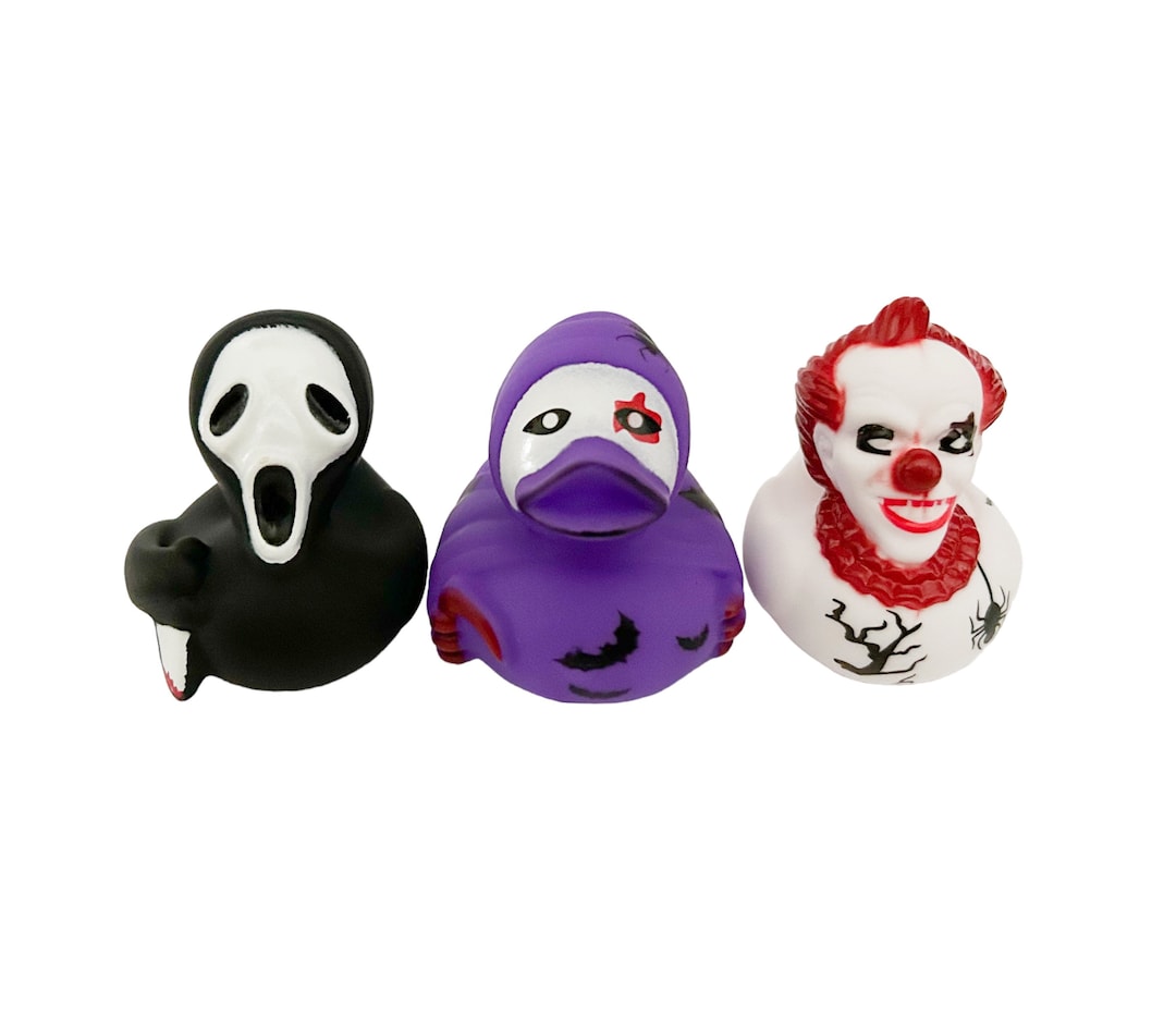Scary Movie Halloween Costume Themed Yellow Rubber Duck Ducks - Trick ...