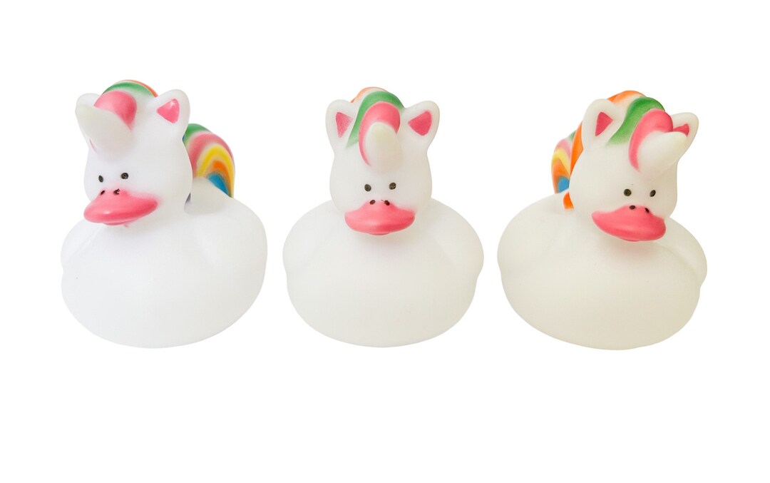 Colorful Unicorn Themed Rubber Duck Ducks - Buck Buck Bucking Ducks ...