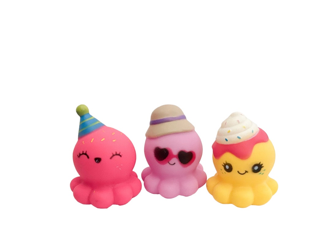 Octopus Colorful Themed Rubber Duck Ducks Ice Cream Birthday Sunglasses ...