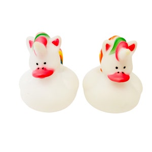 Colorful Unicorn Themed Rubber Duck Ducks - Buck Buck Bucking Ducks ...