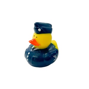 Military Uniform Themed Yellow Rubber Duck Ducks - Blue White Tan ...