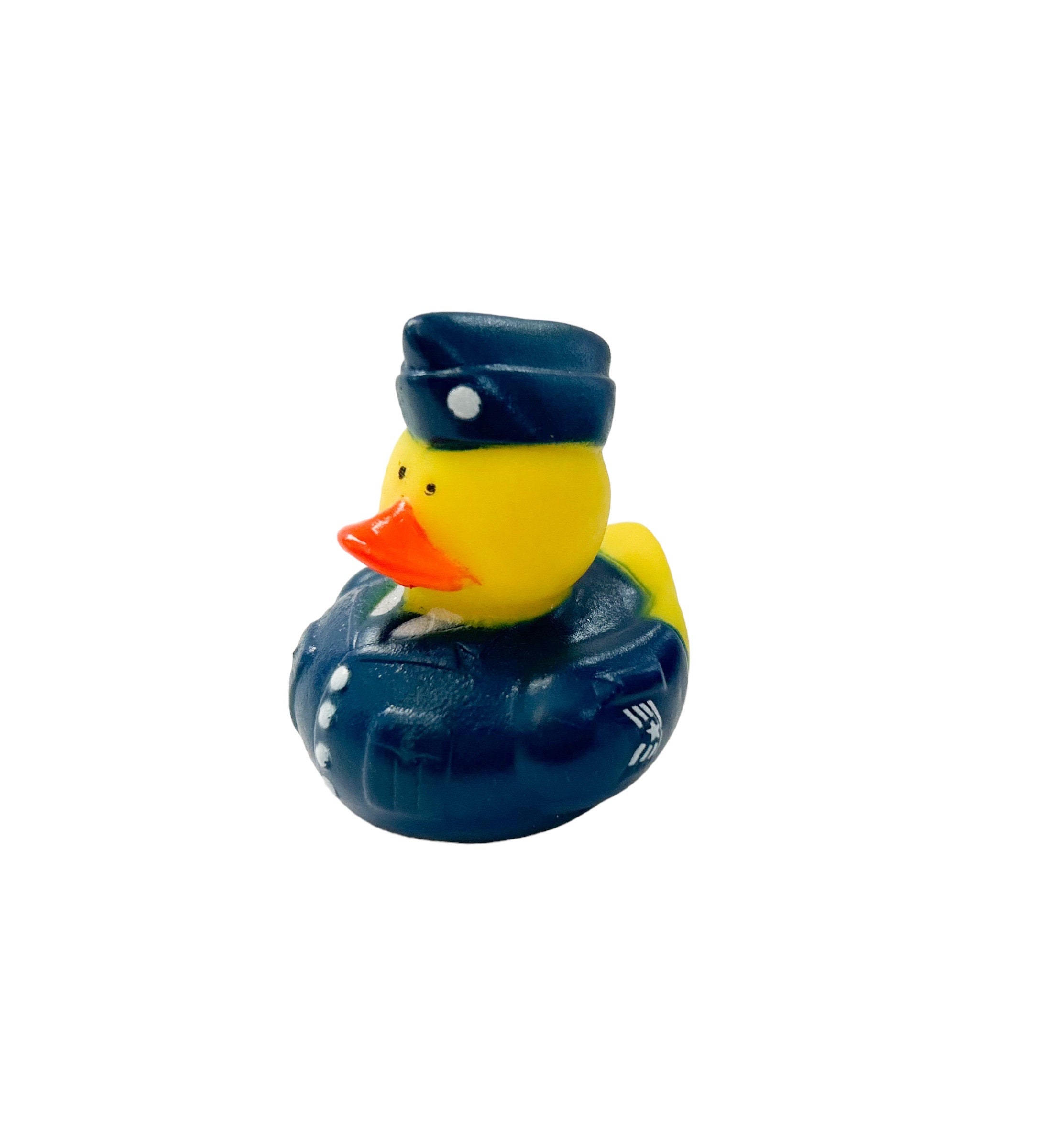 Military Uniform Themed Yellow Rubber Duck Ducks - Blue White Tan ...