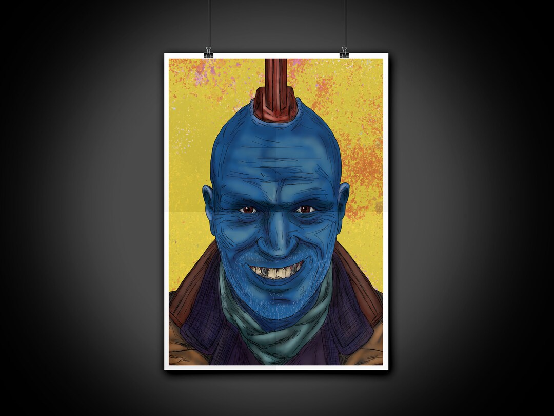 Yondu Color Portrait Art Illustration Print - Etsy