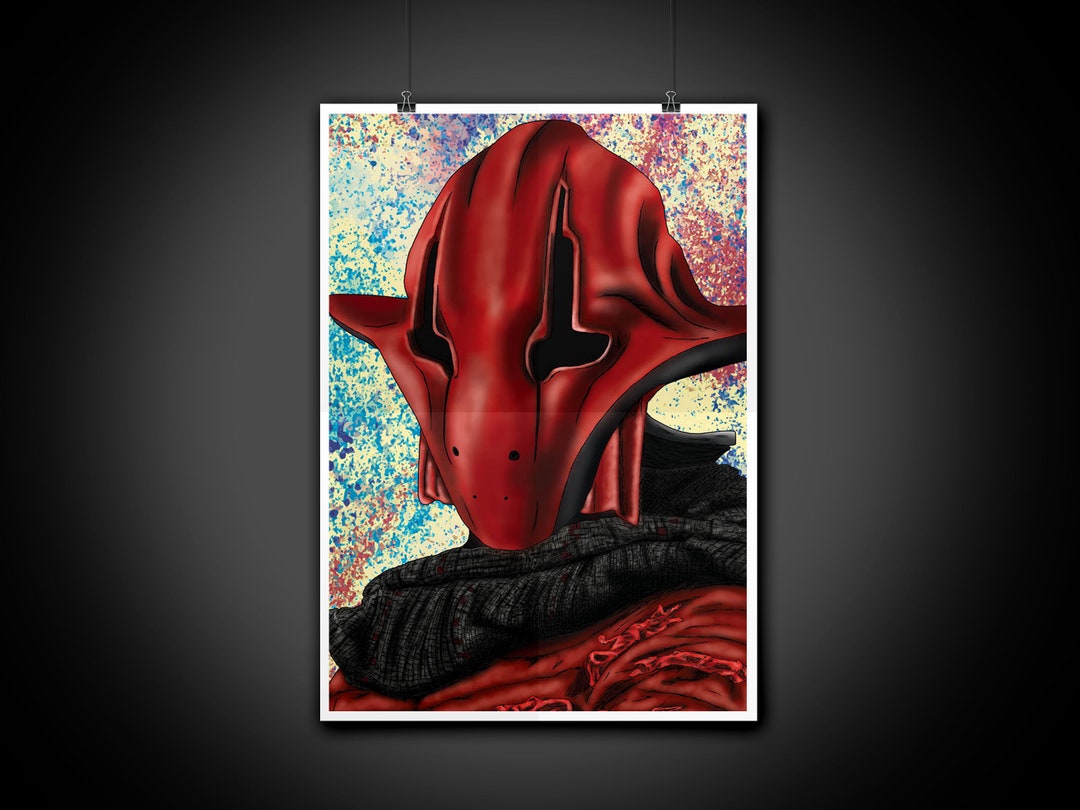 Captain Sidon Ithano Color Portrait Art Illustration Print Wall Art ...