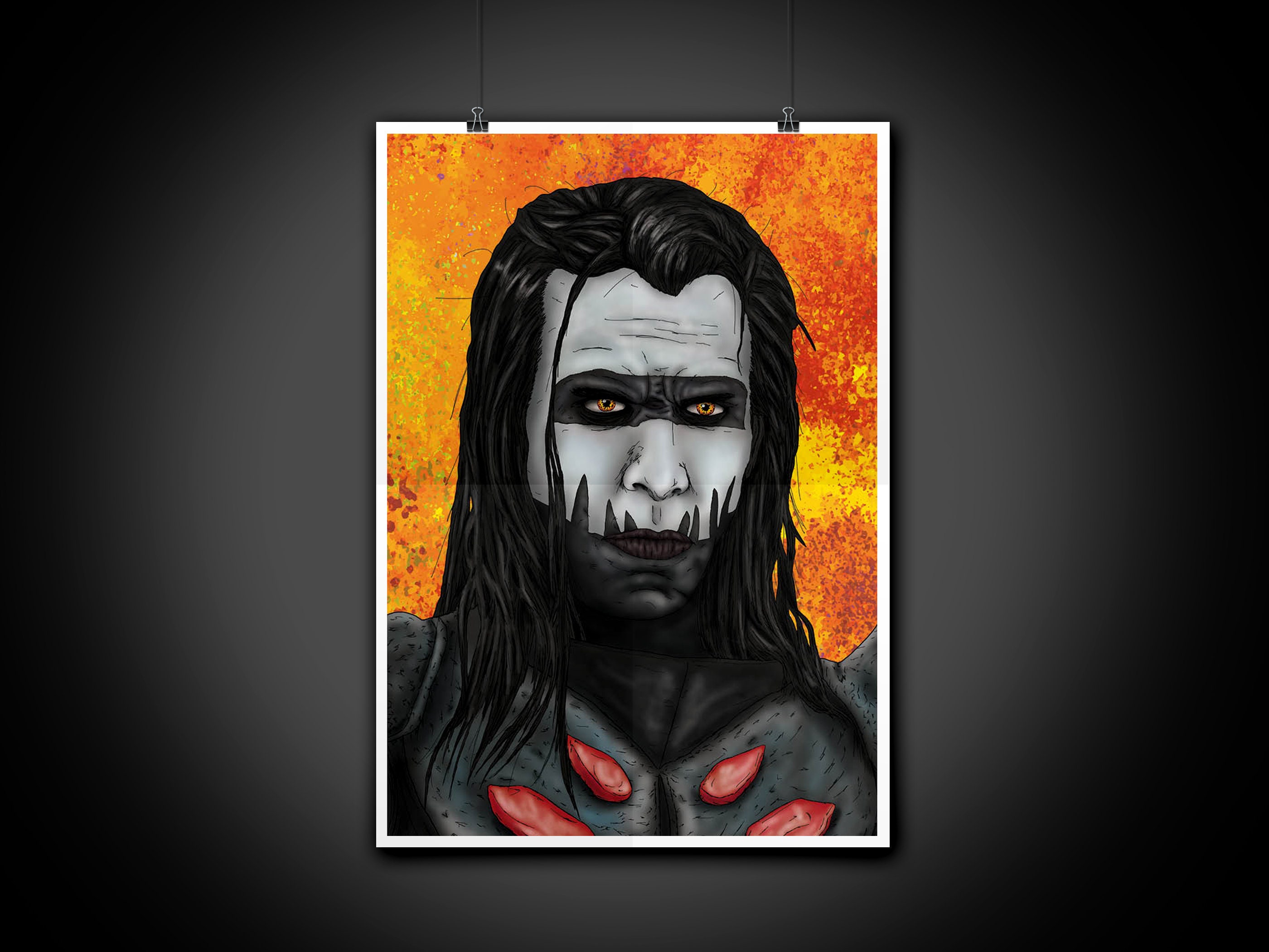 Sting Face Paint Tutorial