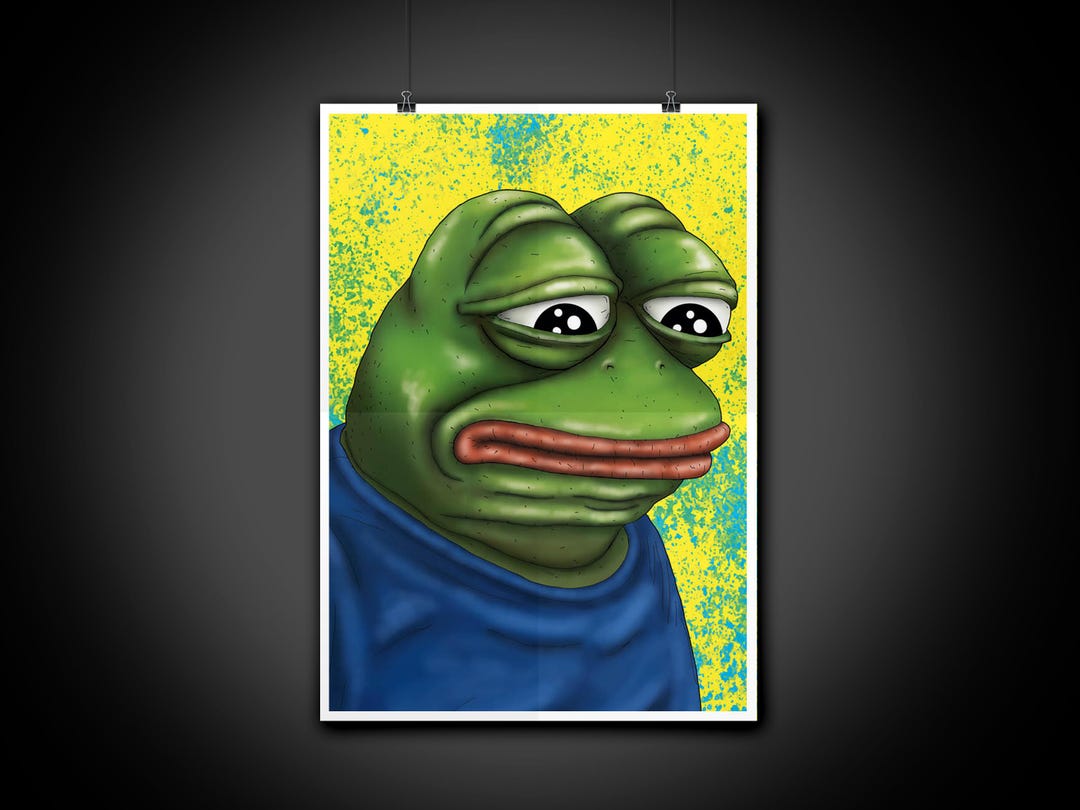 Beaker the Muppets Color Portrait Art Illustration Print Wall Art Home ...