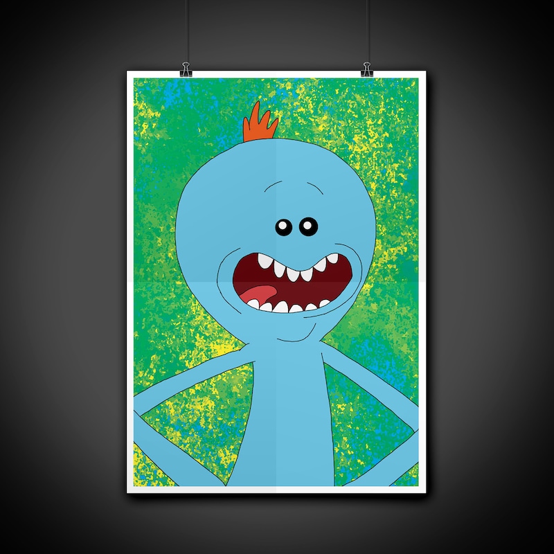 Mr Meeseeks - Etsy
