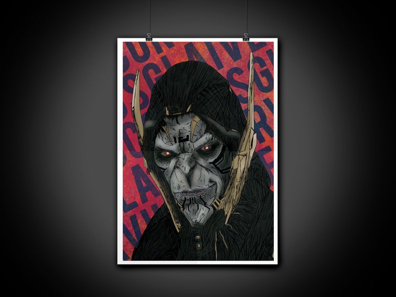 Corvus Glaive Color Portrait Art Illustration Print - Etsy