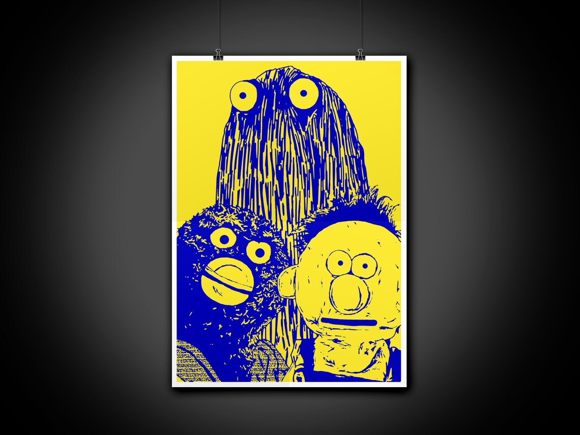 Don't Hug Me I'm Scared DHMIS Portrait Art - Etsy