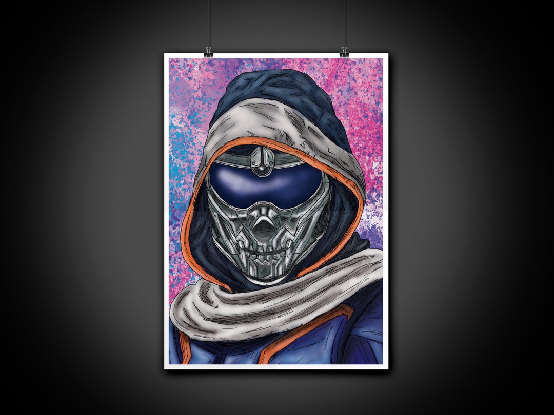 Taskmaster Color Portrait Art Illustration Print - Etsy
