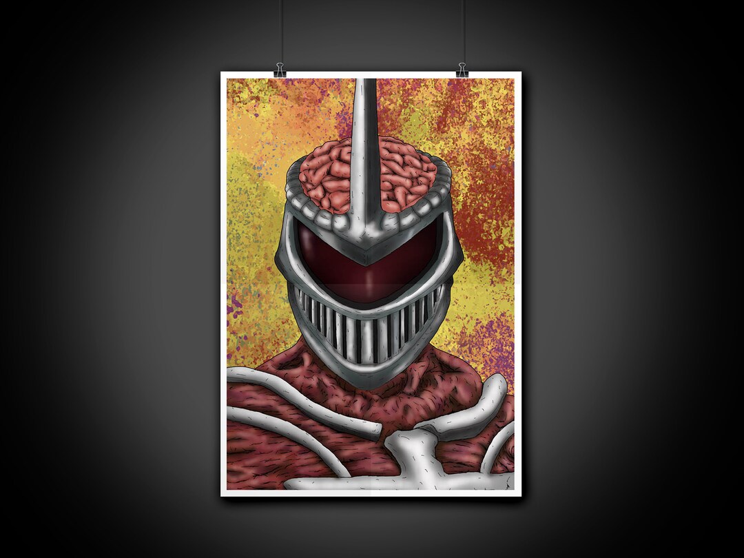 Power Rangers Lord Zedd Color Portrait Art Illustration Print Wall Art ...