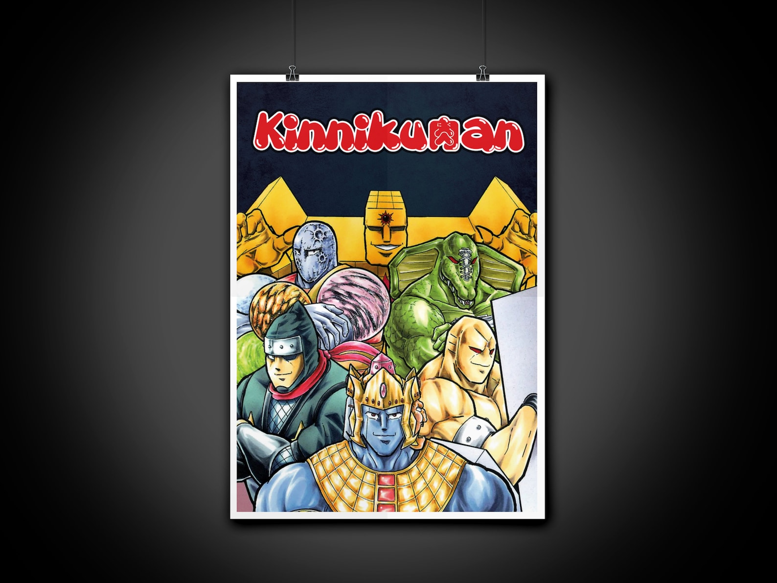 Kinnikuman Ultimate Muscle Six Devil Knights Color Portrait Art ...