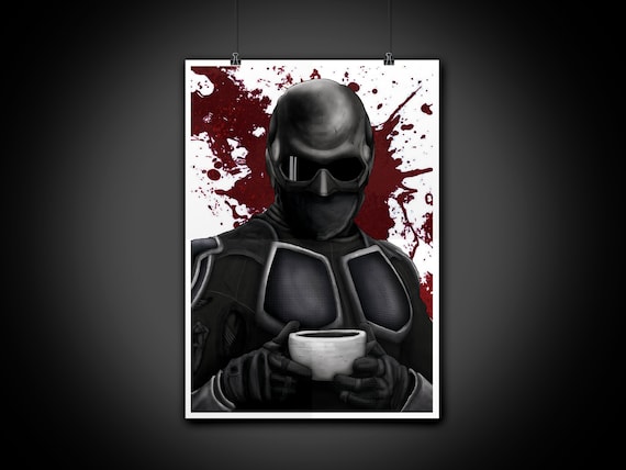 Black Noir the Boys Color Portrait Art Illustration Print Wall - Etsy