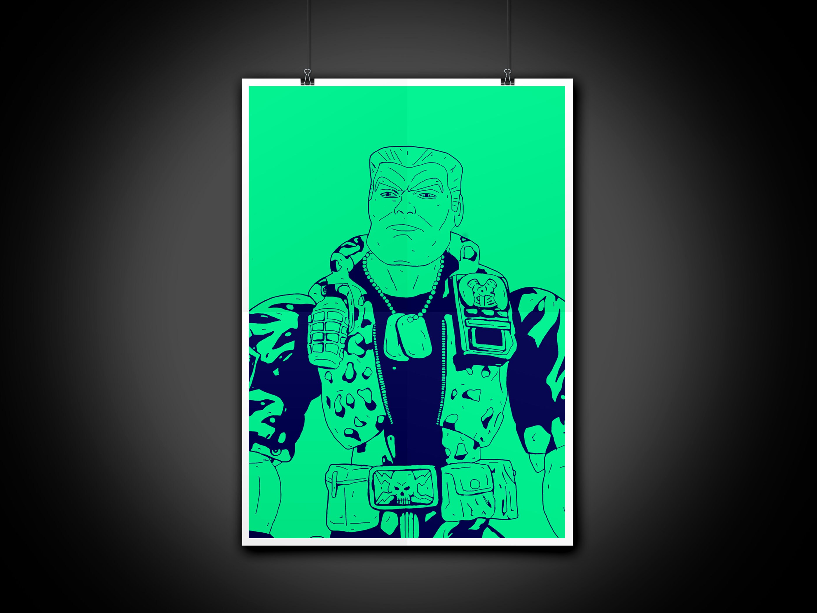 Small Soldiers Chip Hazard Drawing