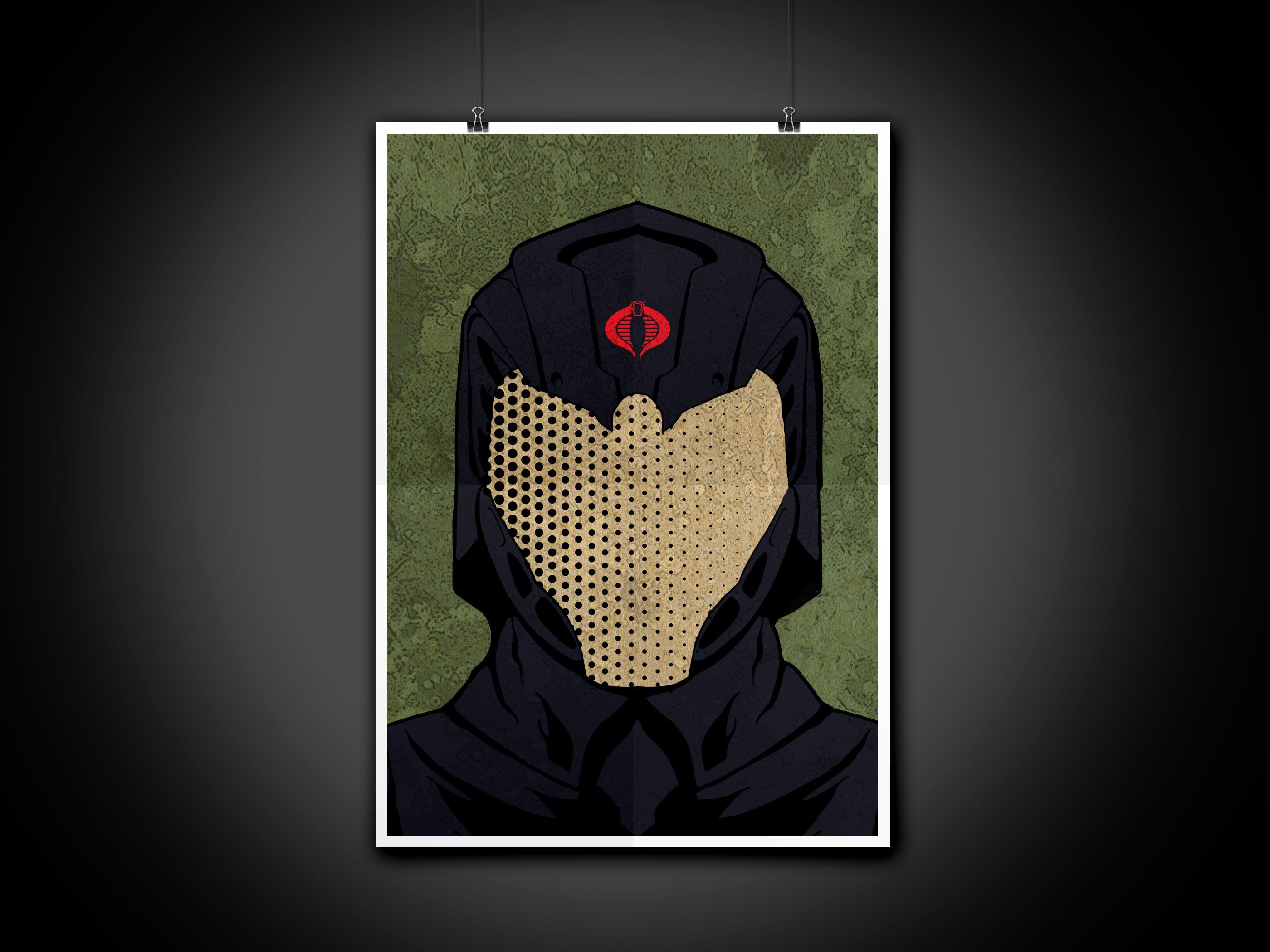 Cobra Commander Art Illustration Print - Etsy