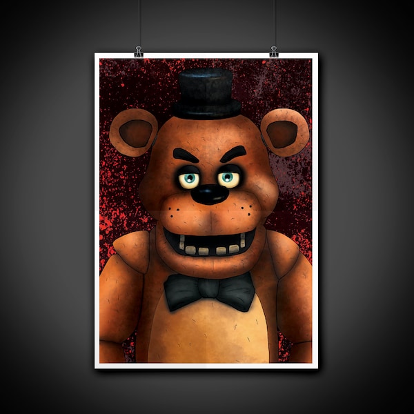 Five Nights at Freddy Poster - Etsy
