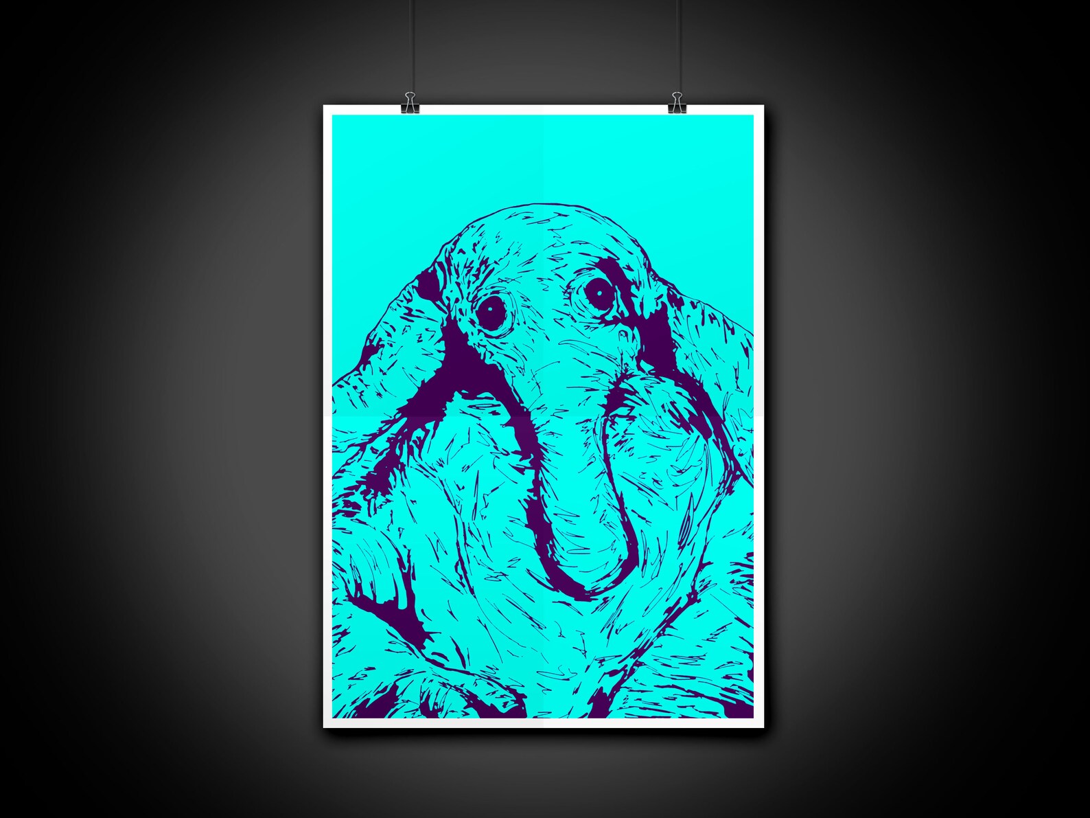 Max Rebo Color Portrait Art Illustration Print - Etsy