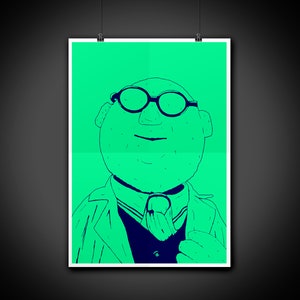 Dr. Bunsen Honeydew the Muppets Color Portrait Art - Etsy