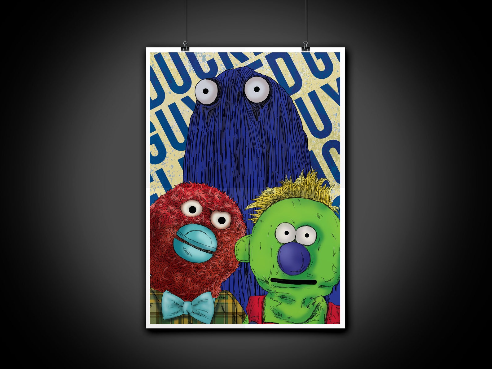 Don't Hug Me I'm Scared DHMIS Portrait Art Illustration Print - Etsy