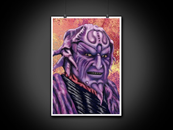 Ivan Ooze Power Rangers Color Portrait Art Illustration Print | Etsy