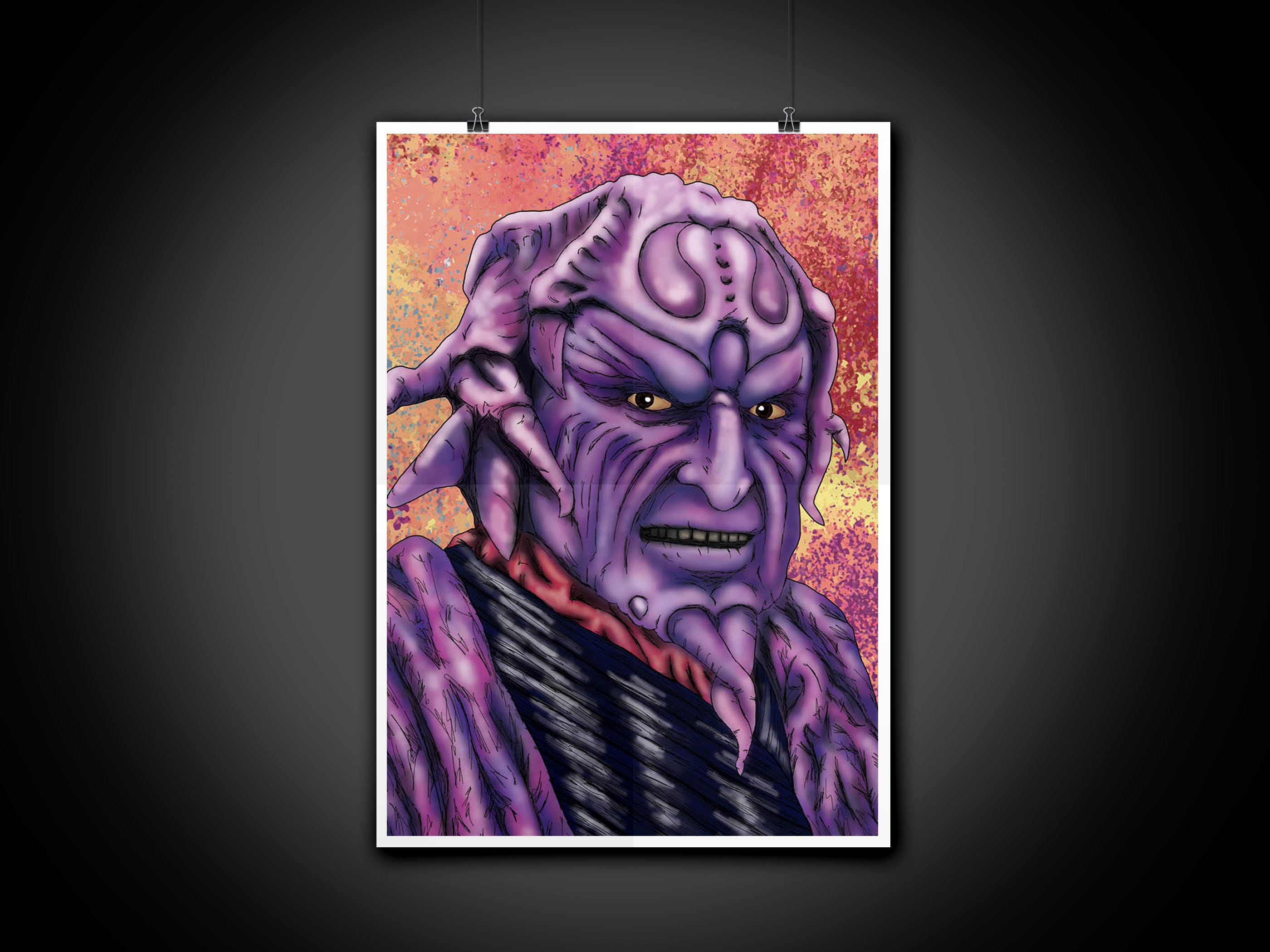 Ivan Ooze Power Rangers Color Portrait Art Illustration Print - Etsy