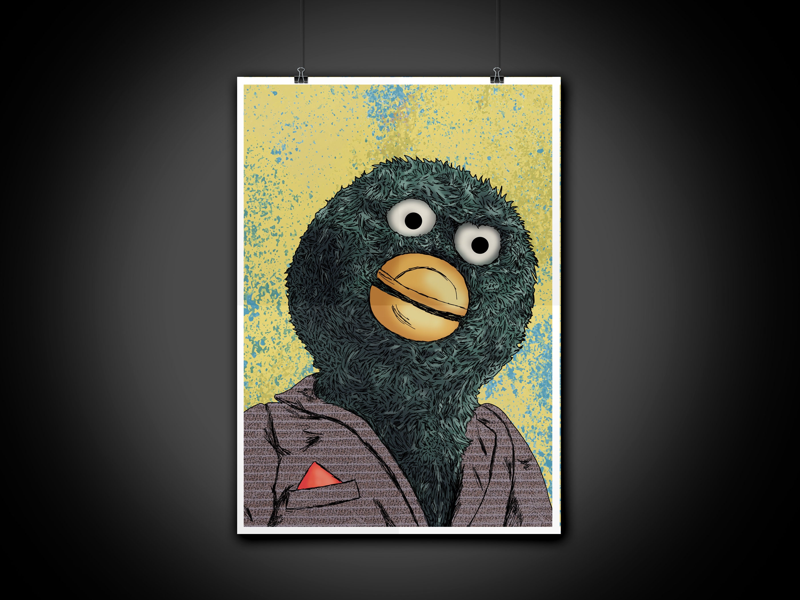 Duck Portrait Dont Hug Me Im Scared Dhmis Color Etsy Uk
