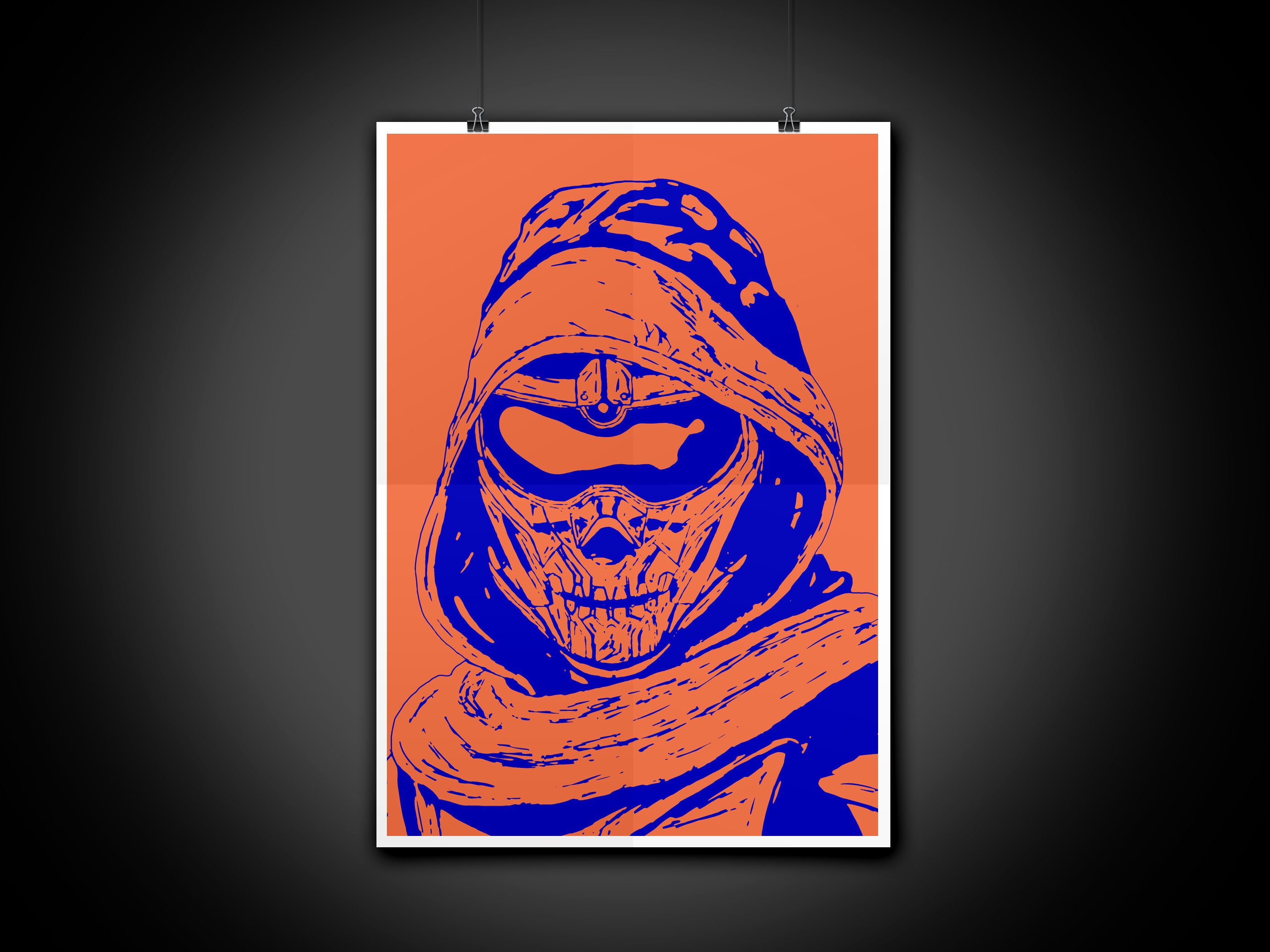 Taskmaster Color Portrait Art Illustration Print - Etsy