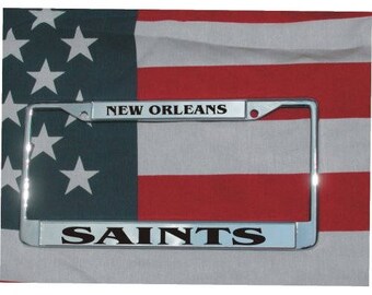 Saints License Plate Frame - Etsy