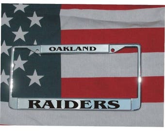 Raiders Plate Frame - Etsy