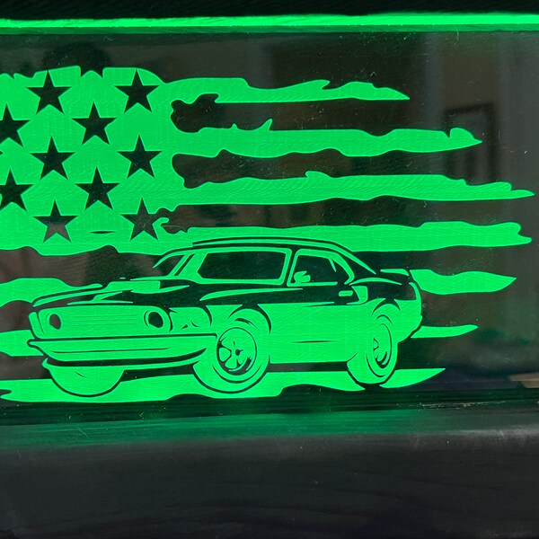 Lighted Mustang Sign - Etsy