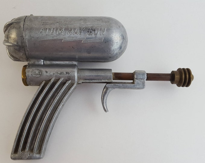 Atom Ray Gun, Hiller, 1948, Water Gun, Vintage Toys - Etsy