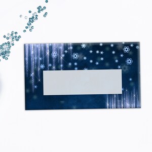 Winter Wedding Name Cards Single Name Cards Place Cards Wedding ...