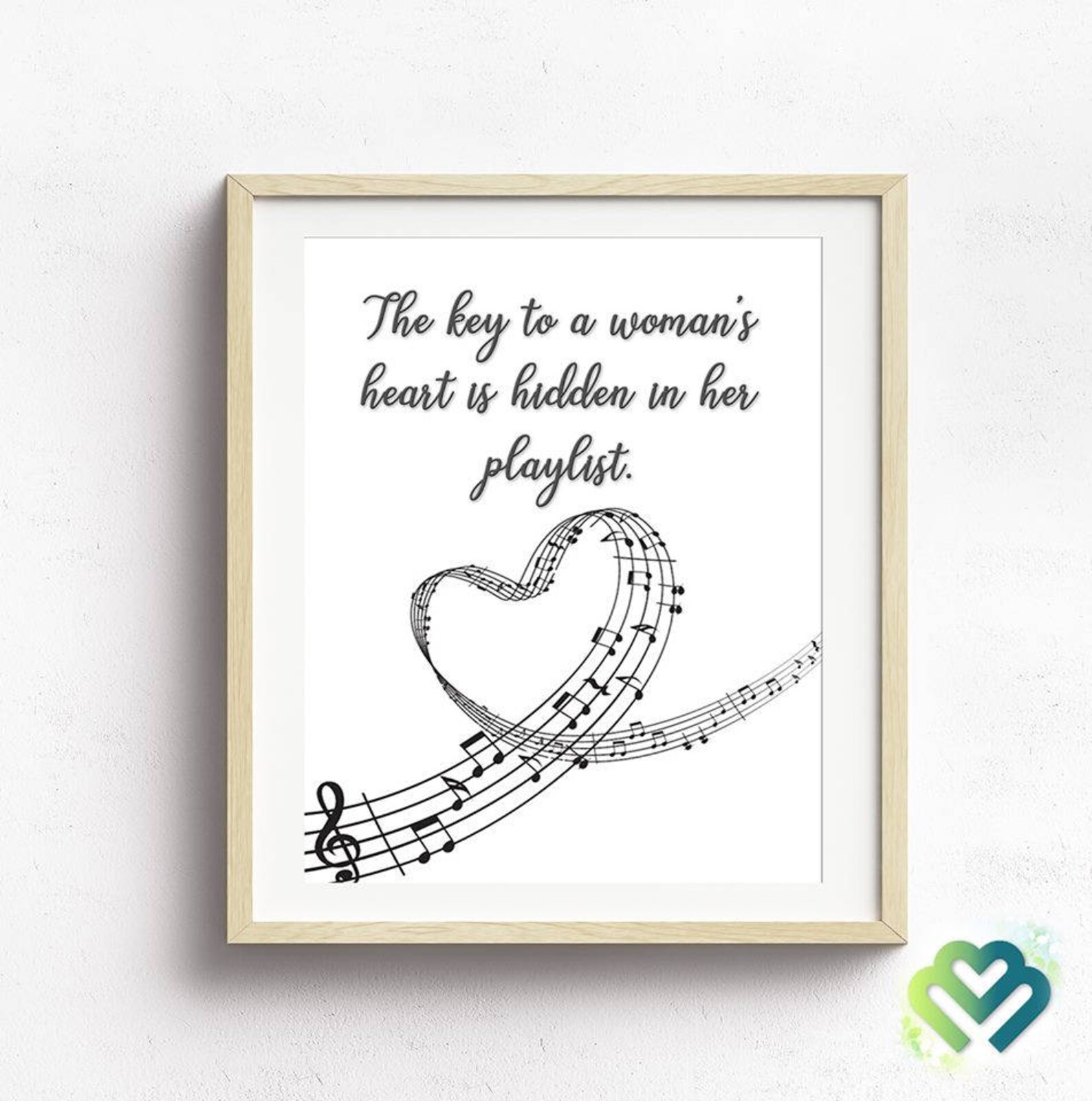 Inspirational Quote Decor Valentine Gift Idea Digital Download Love ...