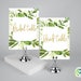 Woodland Wedding Table Numbers Printable Table Numbers 1-10 Green ...