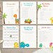 Dinosaur Birthday Boy Party Games Set Boy's Birthday Games - Etsy
