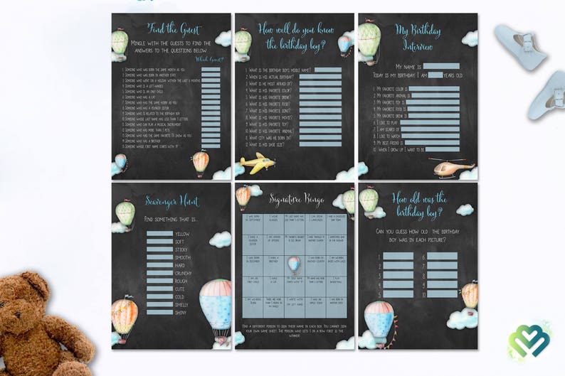 Signature Bingo Game Birthday Bingo Game Birthday Party Games | Etsy