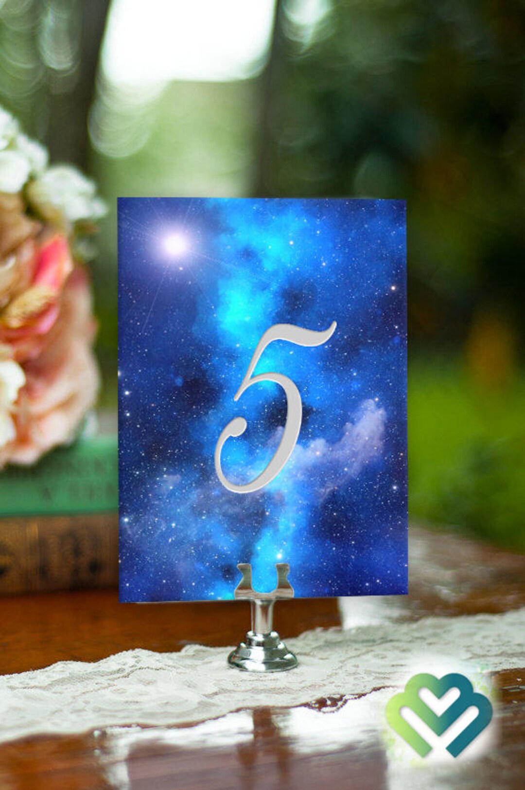 Starry Night Wedding Table Numbers 11-20 Galaxy Wedding Decor Banquet ...