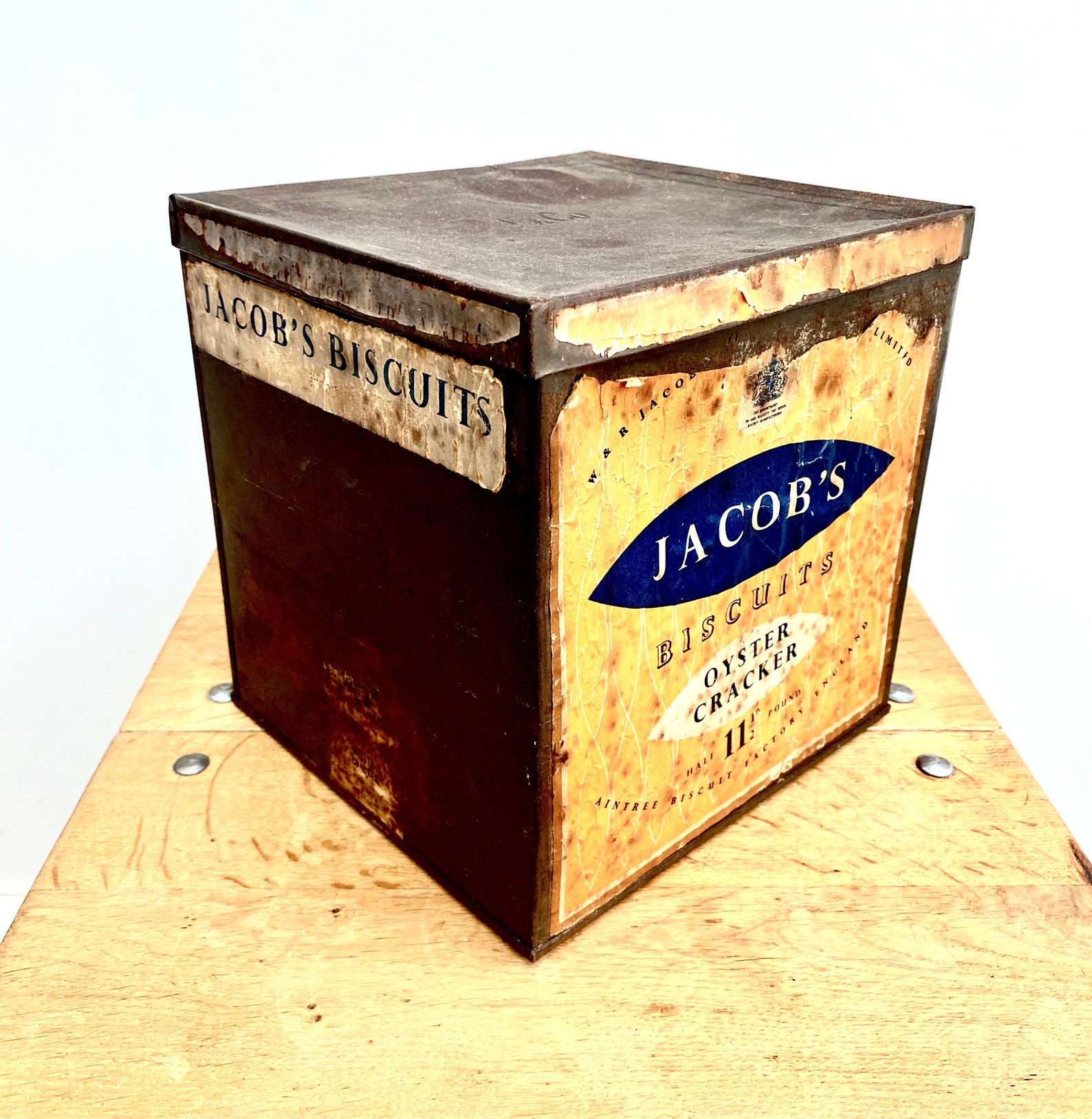 Vintage Jacobs Biscuits Advertising Tin - Etsy