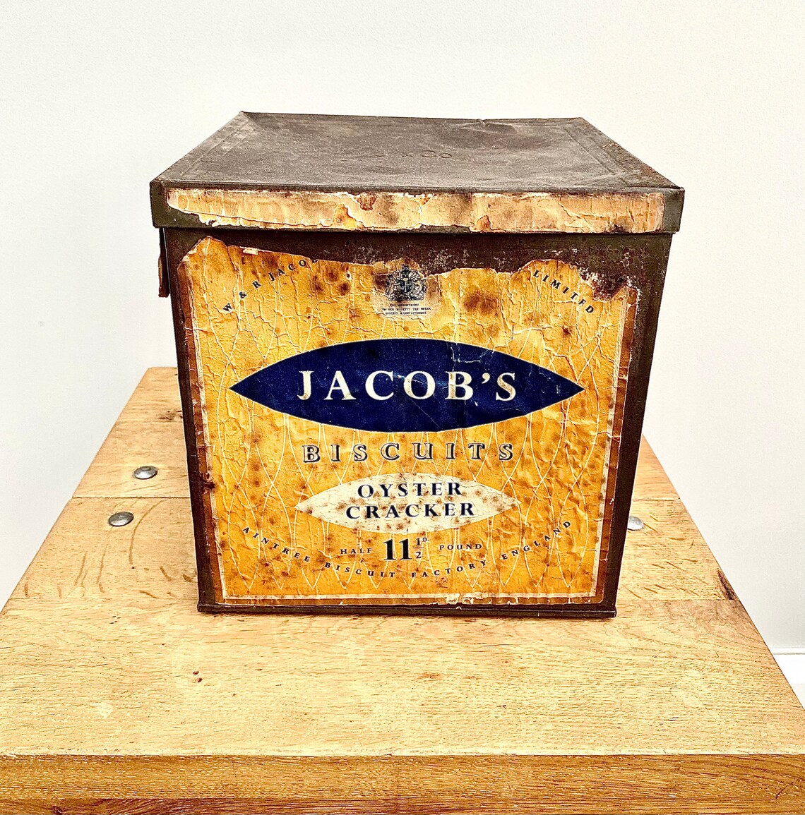 Vintage Jacobs Biscuits Advertising Tin - Etsy
