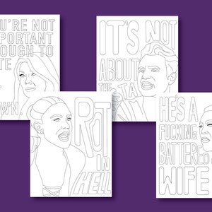 Vanderpump Rules Coloring Pages Girls Night Coloring Book Quotes From ...