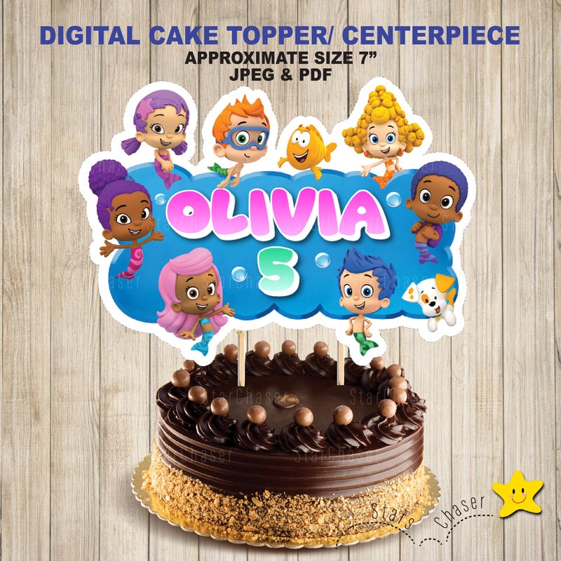 Bubble Themed Cake - Etsy