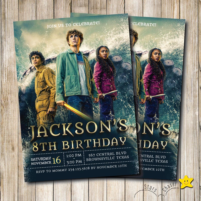 Percy Jackson Birthday - Etsy