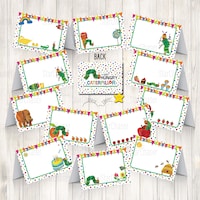 Printable Very Hungry Caterpillar Birthday Water Bottle Labels With ...