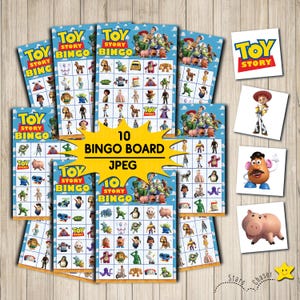 Instant Download - Digital Bingo Game Toy Story Bingo Game. NO PHYSICAL ...