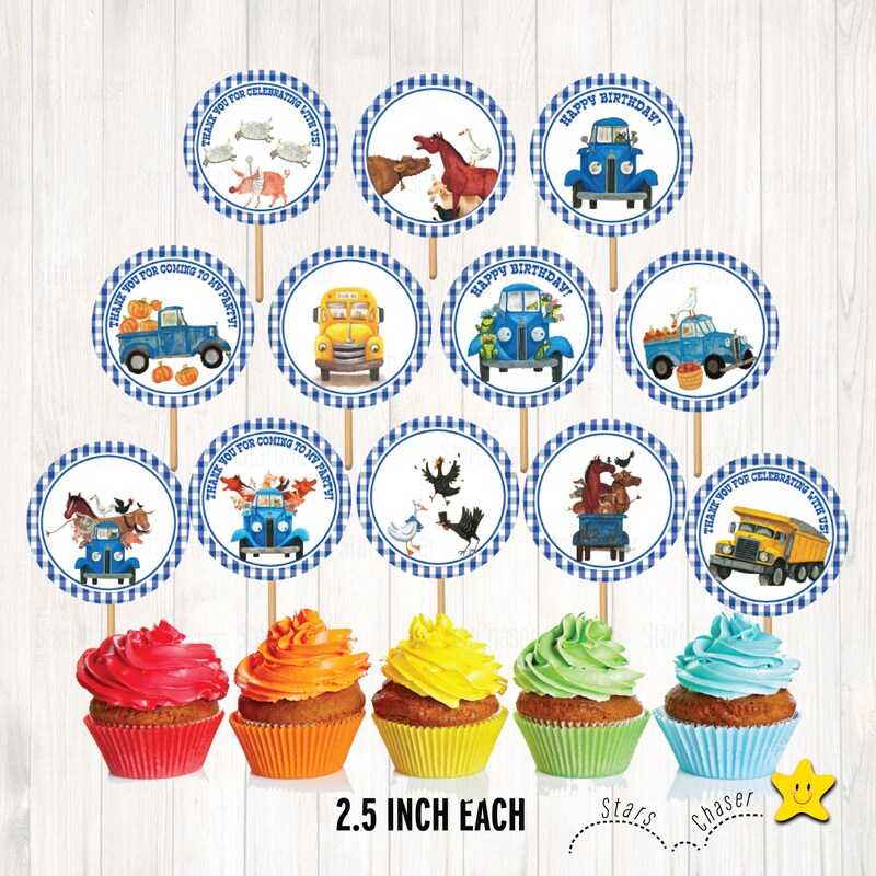Truck Cupcake Topper - Etsy