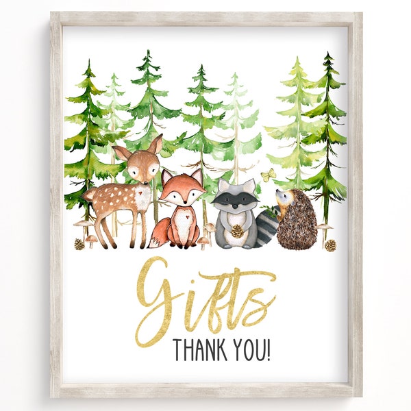 Woodland Table Decor - Etsy