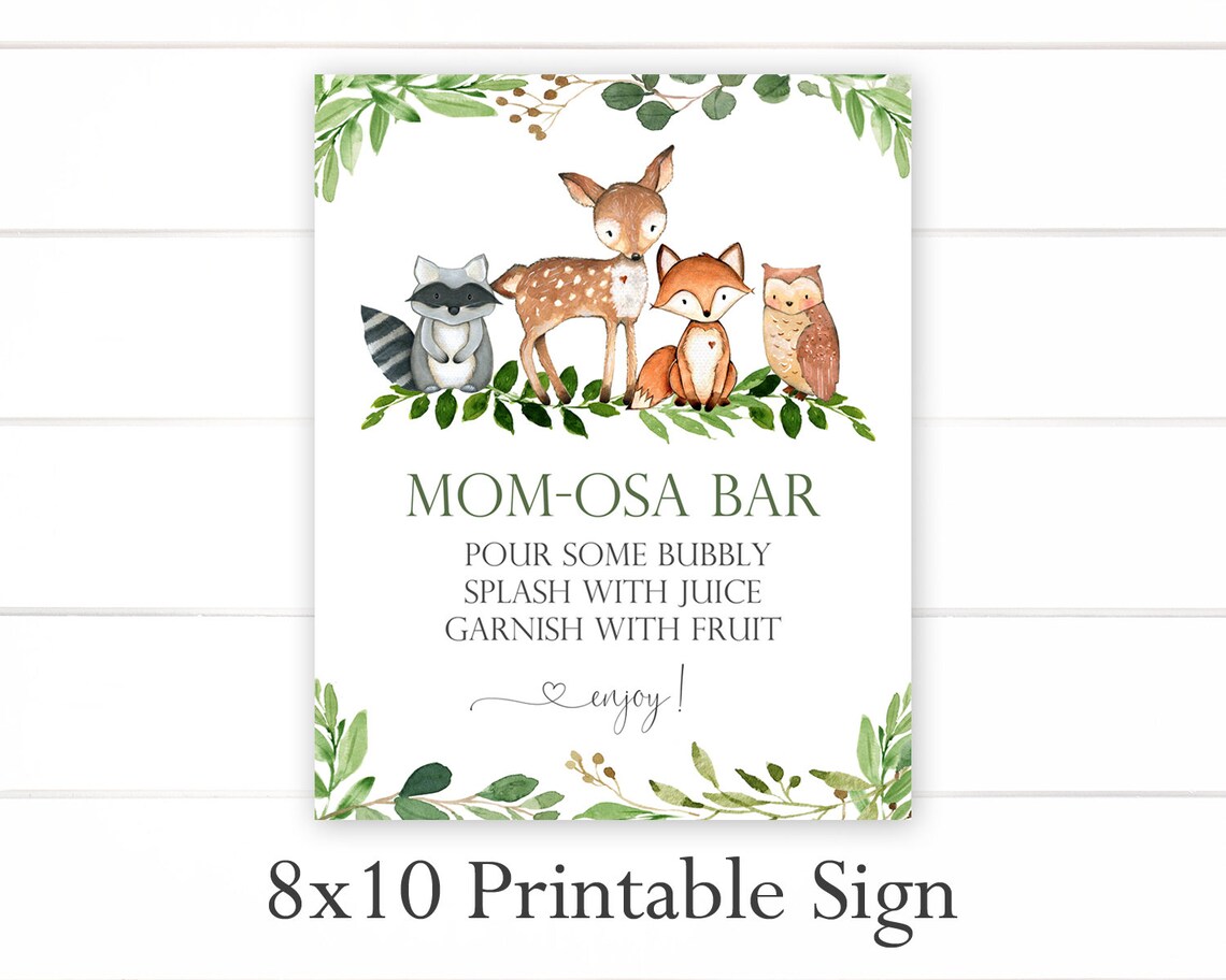 Mom-osa Bar Sign Mimosa Bar Sign Momosa Bar Sign Printable - Etsy
